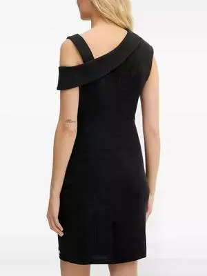 Guess Off-shoulder Ribbed Mini Dress