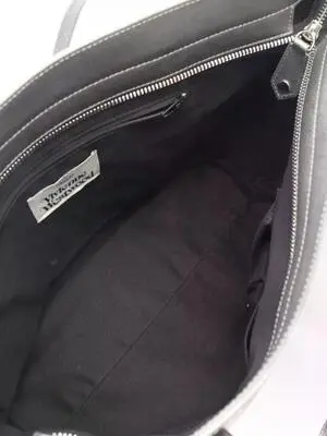 VIVIENNE WESTWOOD Orb Plaque Shoulder Bag - Grey