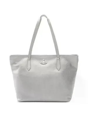VIVIENNE WESTWOOD Orb Plaque Shoulder Bag - Grey