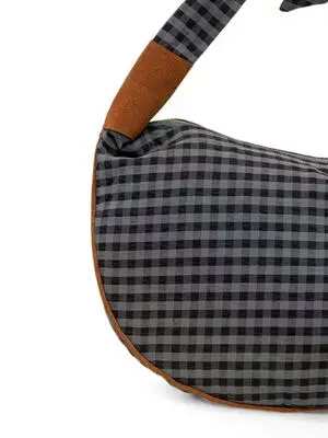 SESSUN Mini Lango Gingham-check Shoulder Bag