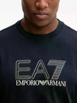 EA7 Logo-print T-shirt