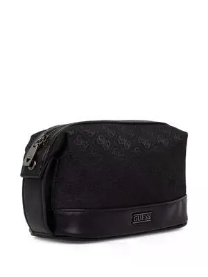 Guess Boston Monogram Print Wash Bag