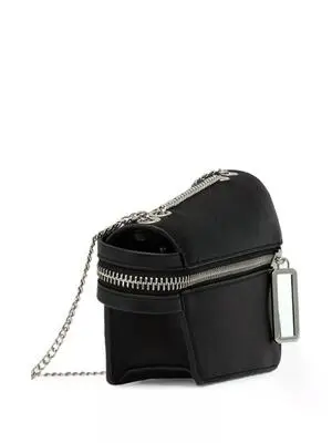Sisley Small Zip-detail Chain-strap Cross Body Bag