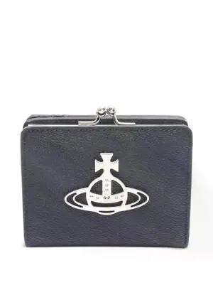 VIVIENNE WESTWOOD 2020s Orb-detail Wallet - Black