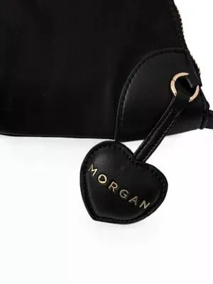 MORGAN Heart-charm Logo-plaque Shoulder Bag