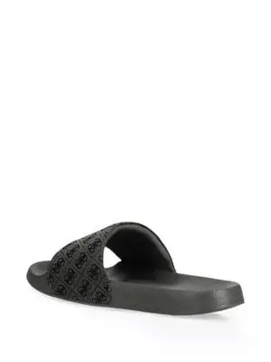 Guess Tokyo 4g Monogram-print Slides
