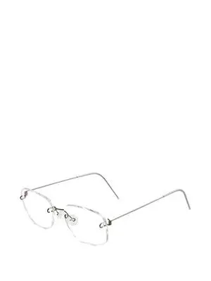 LINDBERG Rimless Rectangle-frame Glasses