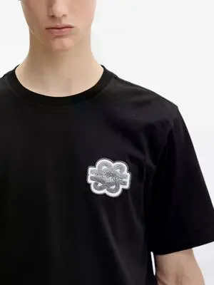 Filling Pieces Gowtu Logo-patch Crew-neck T-shirt