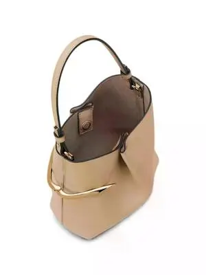 Givenchy Mini Pinch Me Leather Bucket Bag - Neutrals