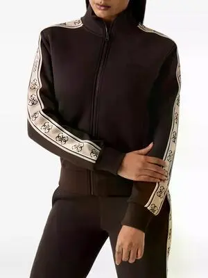 Guess Logo Tape Zip-up Sweater