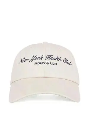 SPORTY & RICH Embroidered Logo Baseball Cap