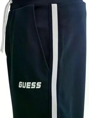 Guess Lansa Side-stripe Logo-print Track Pants