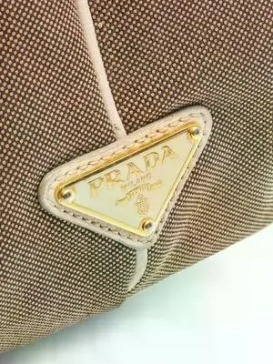 Prada Jacquard Logo Tote Bag