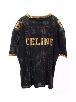 Celine Sequin-embellished "16" T-shirt