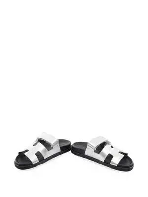 Hermès Chypre Cut-out Slide Sandals
