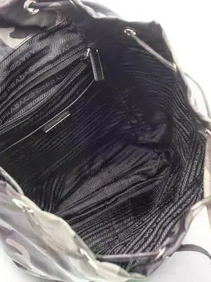 Prada Camouflage Pattern Backpack - Grey