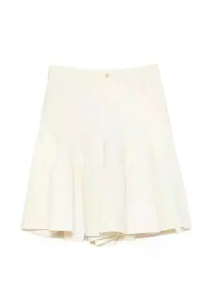 Comme Des Garçons Pleated Flared Midi Skirt