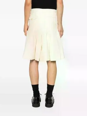 Comme Des Garçons Pleated Flared Midi Skirt