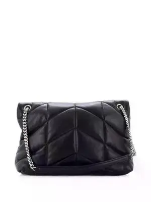 Saint Laurent Loulou Puffer Quilted Leather Medium Shoulder Bag