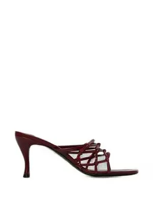 By Far Malaya Sour Knotted Leather Sandals