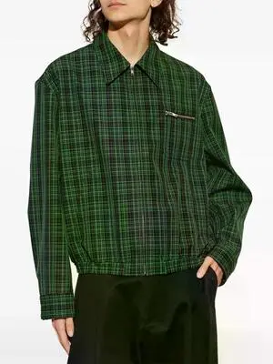 Marni Plaid-pattern Zip-up Jacket