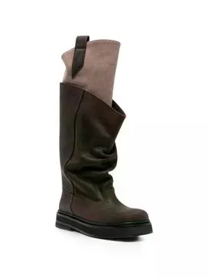 Attico Robin Passeggiata Combat Boots - Brown