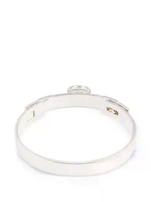 Hermès 1990s Collier De Chien Bracelet - Silver