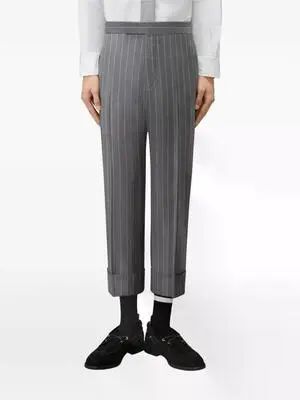 Thom Browne Chalk-stripe Wool Trousers