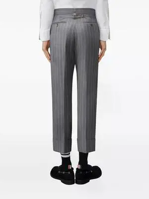 Thom Browne Chalk-stripe Wool Trousers