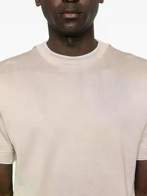 Eleventy Crewneck Trim T-shirt