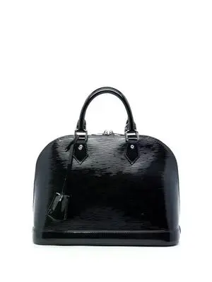 LOUIS VUITTON 2013 Electric Epi Alma Pm Handbag - Black
