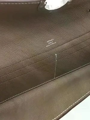Hermès Epsom Maillon To Go Wallet Crossbody Bag