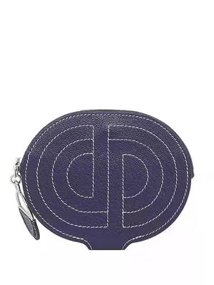 Hermès 2019 Chevre Mysore In The Loop Coin Pouch - Blue