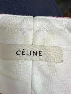 Celine 2010s Wool Straight-leg Trousers
