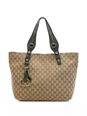 Gucci 2016-2026 Gg Canvas Icon Bit Tote Bag - Neutrals