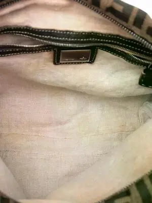 Fendi Zucca Canvas Selleria Crossbody Bag