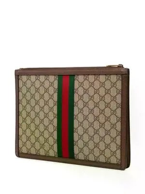 Gucci 2016-2026 Gg Supreme Web Ophidia Clutch Bag