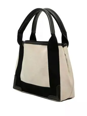 Balenciaga Canvas Navy Cabas Xs Satchel