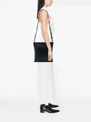 Bottega Veneta Nappa Intrecciato Vn Crossbody Bag - Black
