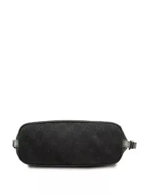 Gucci 2000-2015 Gg Canvas Web Boat Shoulder Bag
