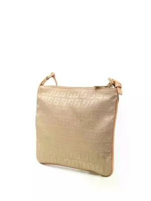 Fendi 2000-2010 Zucchino Canvas Crossbody Bag