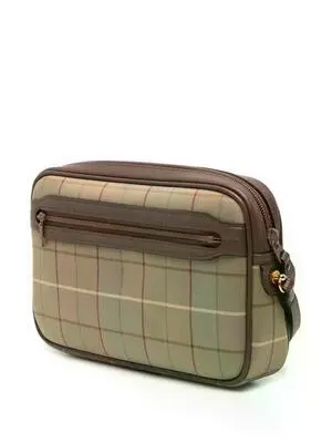 Burberry Vintage Check Canvas Clutch Bag