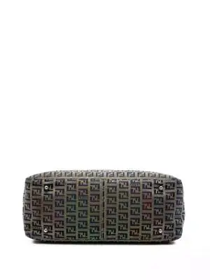 Fendi Zucchino Canvas Twins Tote Bag