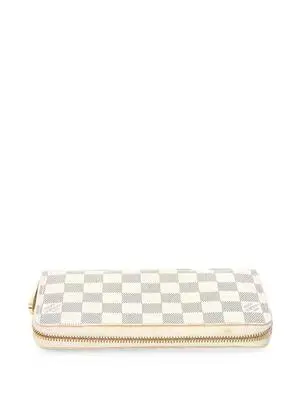 LOUIS VUITTON Damier Azur Zippy Wallet - Neutrals