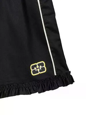 GANNI Ruffle-trim Shorts