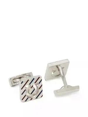 FERRAGAMO Square Gancini Cufflinks