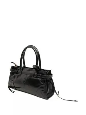 Prada Mini Glossy Calfskin Bonnie Handbag Satchel
