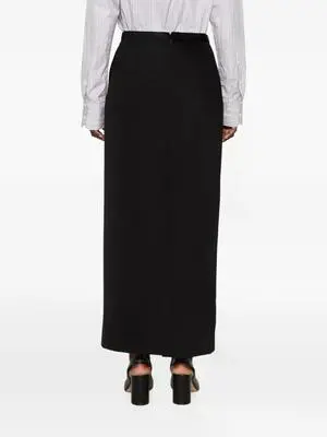 Mihara Yasuhiro Logo-patch Maxi Skirt