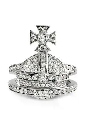 VIVIENNE WESTWOOD Orb Crystal-embellished Ring