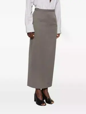 Mihara Yasuhiro Logo Patch Maxi Skirt